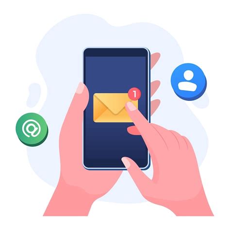 Nouvelle Notification Par Courrier électronique Vecteur Premium