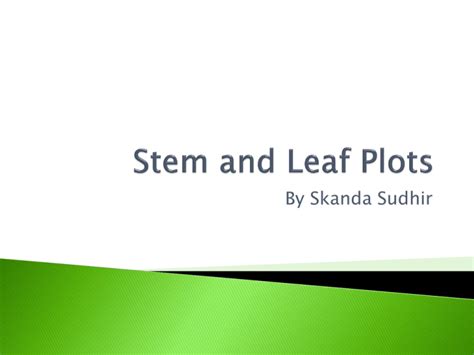 Stem And Leaf Plots A Beginner S Guide