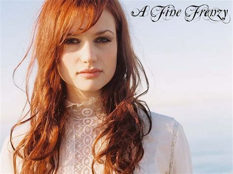 A Fine Frenzy Wallpaper A Fine Frenzy Red Hair With Bangs Long Hair