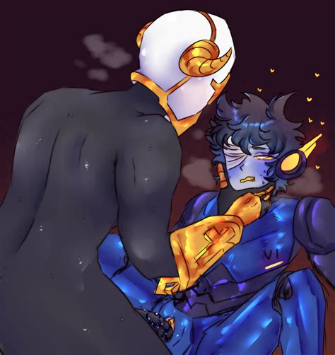 Rule 34 Blush Choking Gabriel Ultrakill Gay Gay Sex Gijinka Rough Sex Size Difference Sweat