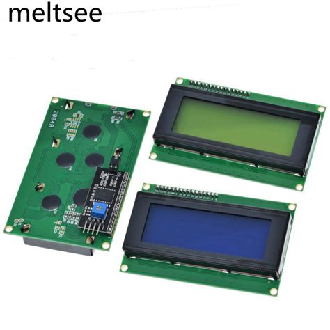 Lcd I C X A Blue Green Screen Hd Character Lcd W Iic I C Serial Interface
