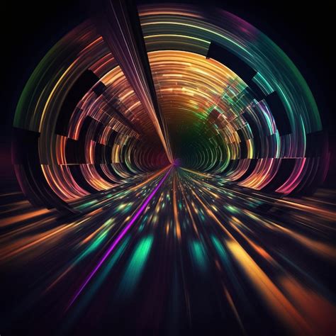 Premium Photo Fast Moving Starlight Sequence Highlighted By Neon Code