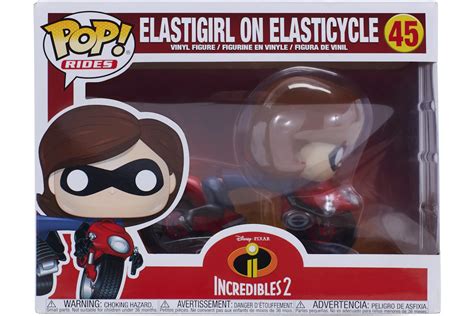 Funko Pop Rides Disney Incredibles 2 Elastigirl On Elasticycle Figure
