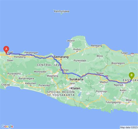Panduan Mudah Jarak Dan Waktu Tempuh Dari Kab Brebes Ke Kab Jombang