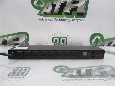 Used Apc Ap7900 Switched Rack 8 Outlet Pdu Power Strips 120v 12a Ubb
