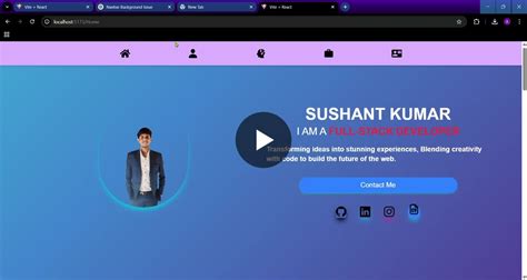 React Tailwindcss Framermotion Bootstrap Webdevelopment Portfolio