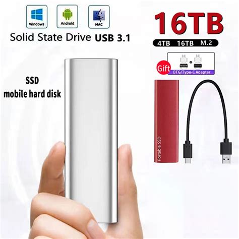 Usb메모리 대용량 외장하드 1 테라바이트2 테라바이트 외부 하드 드라이브 디스크 Usb 티몬