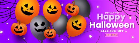 해피 할로윈 판매 파티 초대장 엽서 무서운 공기 풍선 라일락 배경에 박쥐와 별 포스터 계절에 대한 스톡 벡터 아트 및 기타 이미지 Istock