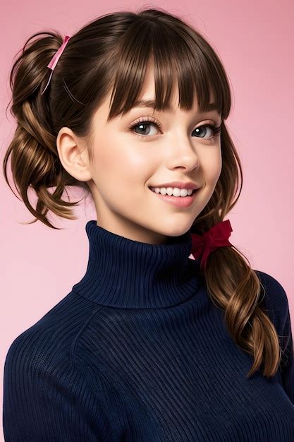 Premium Ai Image Beautiful Girl With Twintails