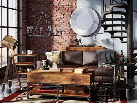 Industrial Foyer Design Photo By Joss And Main Urban Industrial Decor French Industrial Decor