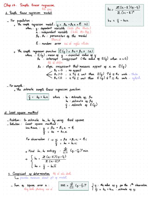 Chap 14 Simple Linear Regression Pdf Regression Analysis Errors
