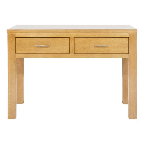 RUSTIC Drawer Hall Table In Tas Oak Sapphire Wood