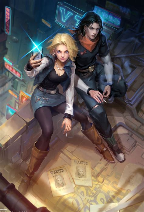 Dragon Ball 10 Pieces Of Android 17 18 Fan Art That Show They Re