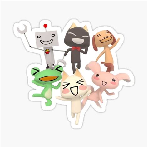 Doko Demo Issyo Sticker For Sale By Pluto V Redbubble