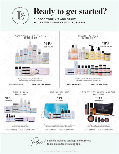 Fallwinter Success Kits By Lemongrass Spa Products Issuu