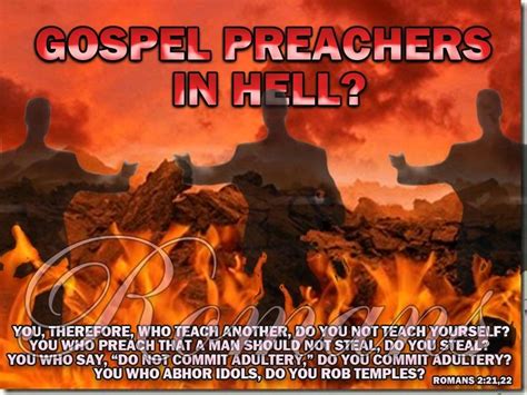 Gospel Preachers In Hell In 2024 Preacher Christian Bible Verses