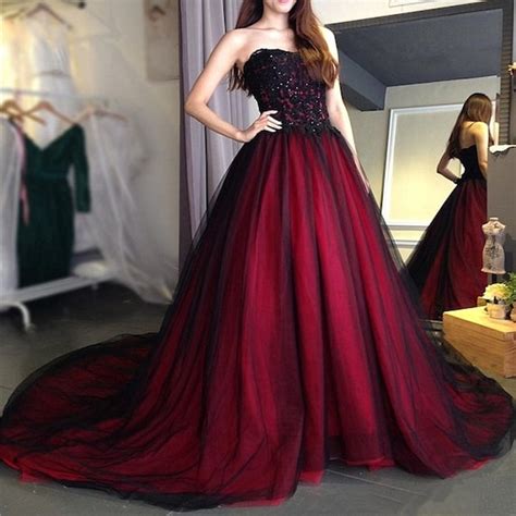 Red And Black Prom Dresses