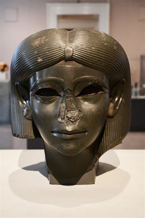 Head From A Female Sphinx Egypt Ca 1876 1842 Bc Chlorite Brooklyn