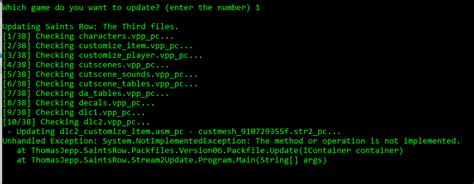 Solved Thomasjepp Stream2update Unhandledexception Saints Row Mods