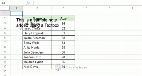 How To Insert A Textbox In Google Sheets An Easy Guide OfficeWheel