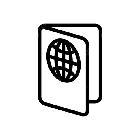 Passport Vector Art Png Passport Icon Vector Outline Line Linear