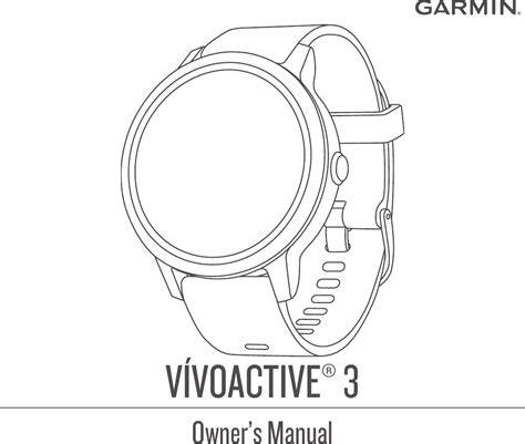 Garmin Vivoactive 3 Operating Instructions Om En