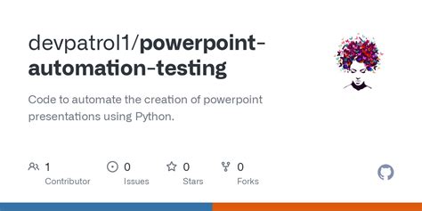 GitHub Devpatrol Powerpoint Automation Testing Code To Automate The Creation Of Powerpoint