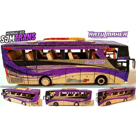 Jual Miniatur Bus Dari Kardus Shopee Indonesia