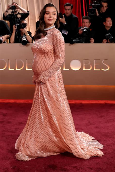 Hailee Steinfeld Launches Her Maternity Style Era In An Embellished