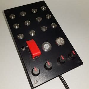 PC USB Button Box Functions Back Lit Red With Neon Labels Sheet For Sim Racing Etsy UK