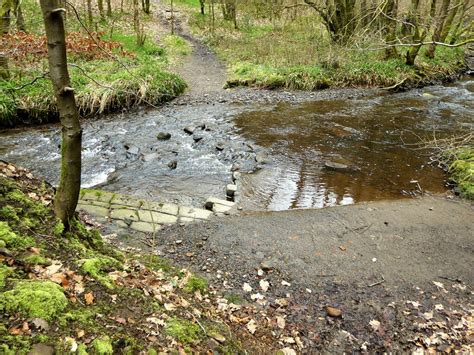 A Ford Across Cheesden Brook © Kevin Waterhouse Geograph Britain And