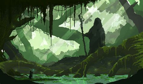 sanctuary pixelart on behance