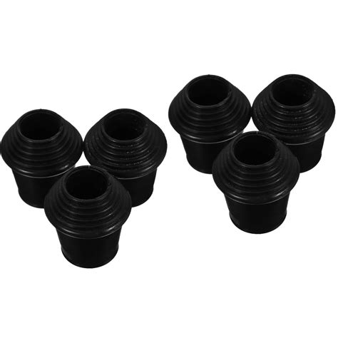 Worgeous 6 Pcs Drum Pads Drum Stand Rubber Feet Snare Rack Pads Legs Percussion Instrument Parts