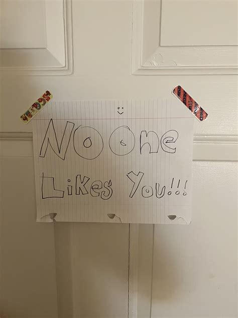 My 14 Year Old Step Daughter Put This Outside My Bedroom Thoughts