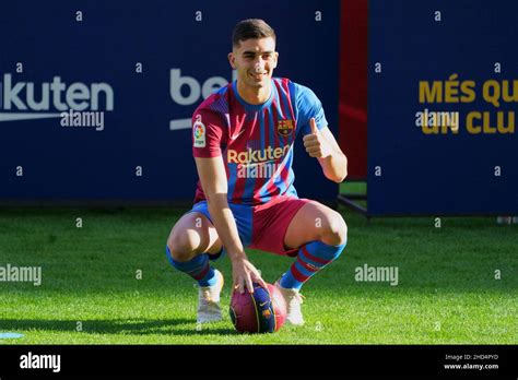 3rd January 2022; Nou Camp, Barcelona, Spain: La Liga football, presentation of Ferran Torres as ...
