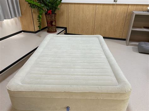Flocked Pvc Air Mattress Air Bed With Electric Pump China Inflatable