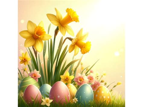 Spring Easter Background Graphic By Lineart3 · Creative Fabrica