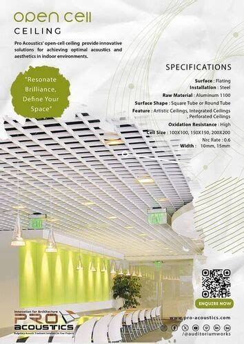 Open Cell Ceiling Tile At Best Price In New Delhi Delhi Auditorium