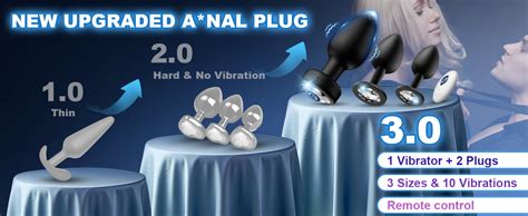Vibrating Butt Plug For Beginners 3pcs Butt Plugs Adult Sex Toys With