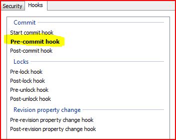 Sfeldman NET VisualSVN Server Enforce Comments