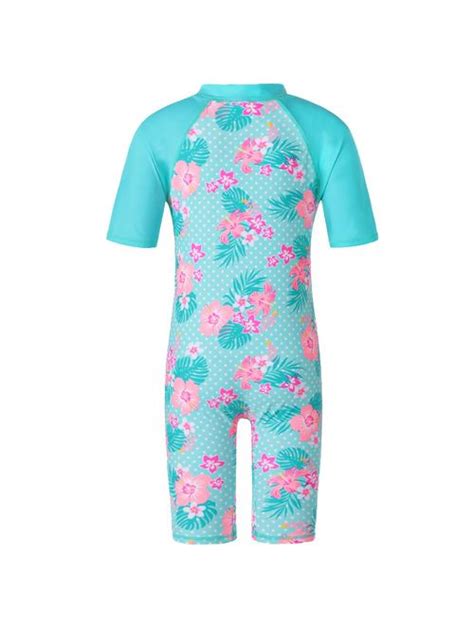 Buy Tfjh E Girls Swimsuit 3 10 Years Upf 50 Uv One Piece Swimwear With