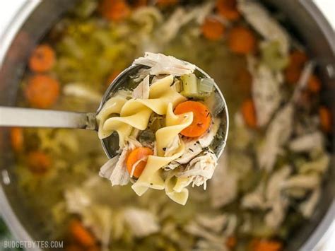 Sopa de pollo con fideos casera y fácil De cero Home Healthcare