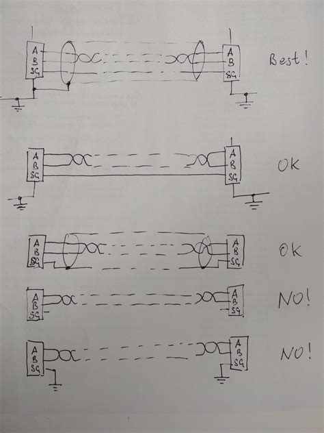 Rs485 Rs 485 Shield And Ground Wiring Practice Electrical
