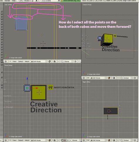 Newbie How Do I Select Points From Multiple Objects Modeling Blender Artists Community