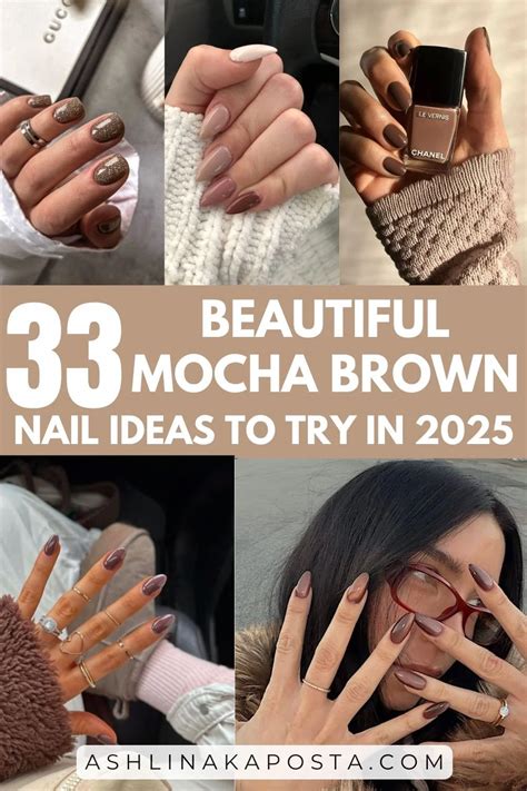 33 Mocha Brown Nail Ideas The Ultimate Chocolate Fall Manicure Trend