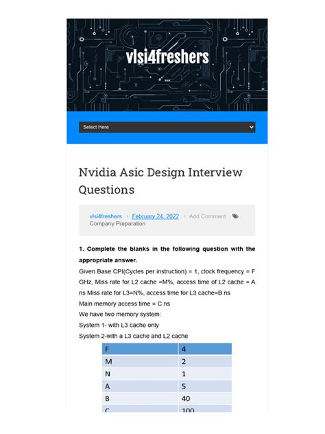 Vlsi 4 Freshers Pdf Computer Science Computer Hardware