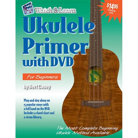 Ukulele Primer Book For Beginners With Dvd Acoustic Electric And Bass