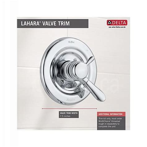 T Delta Lahara Monitor Series Valve Only Chrome Build Ca