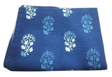 Digital Royal Blue Printed Rayon Fabric At Rs 70meter In Jaipur Id