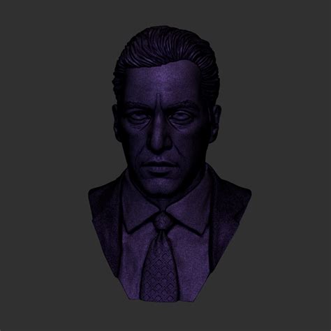 Stl File Al Pacinogodfather 🎬 Obj・3d Printable Model To Download・cults